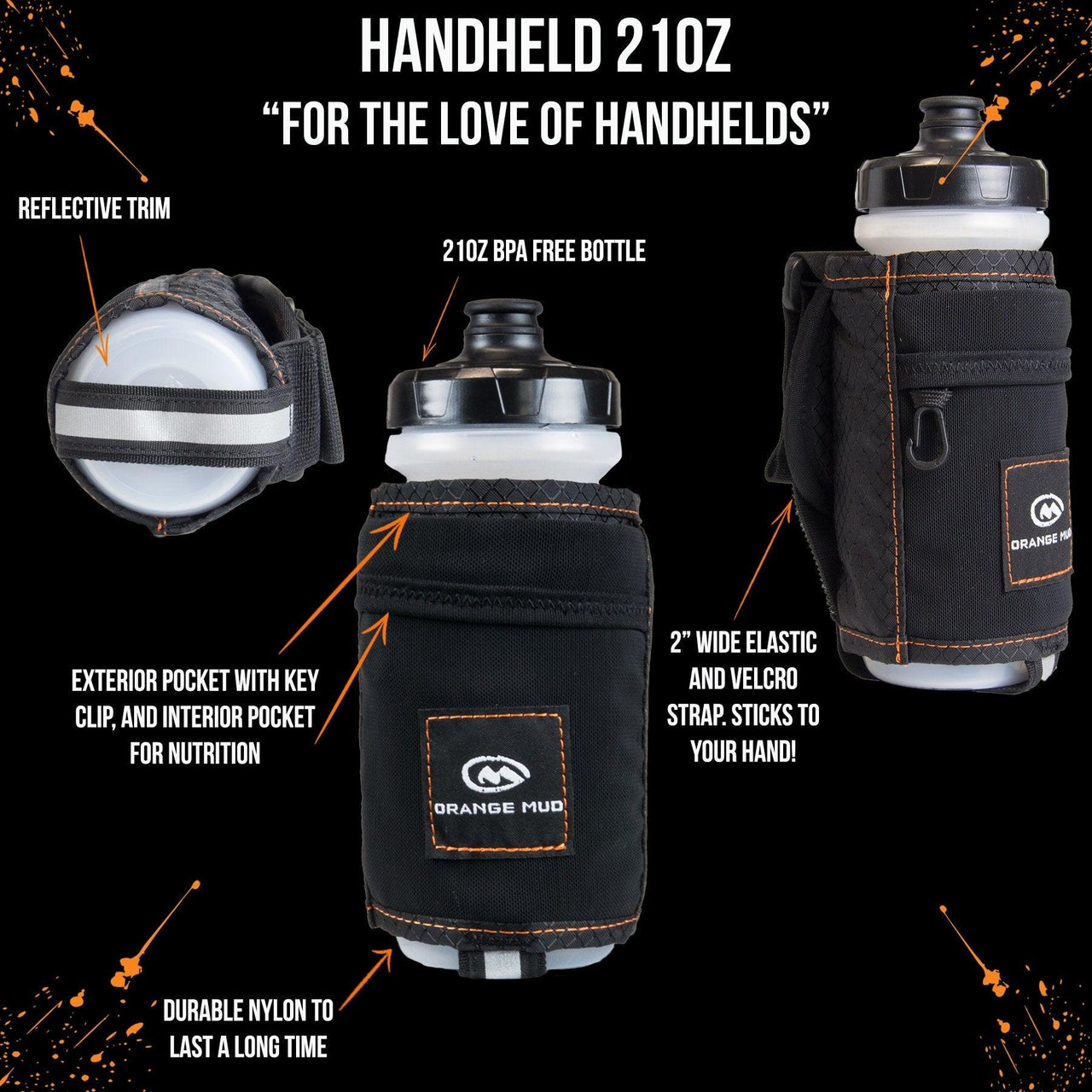 Mud Gear Hydration Packs & Running Vests – Orange Mud