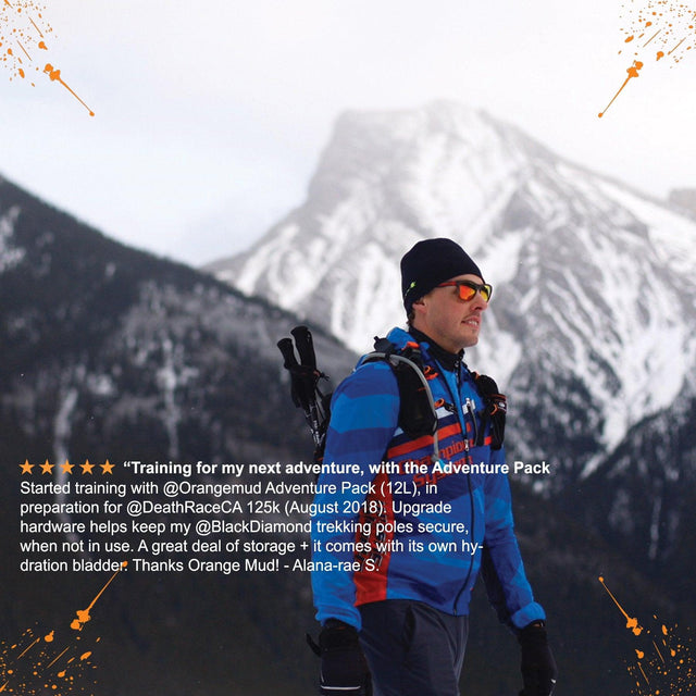 20L Running Vest Adventure Pack – Orange Mud